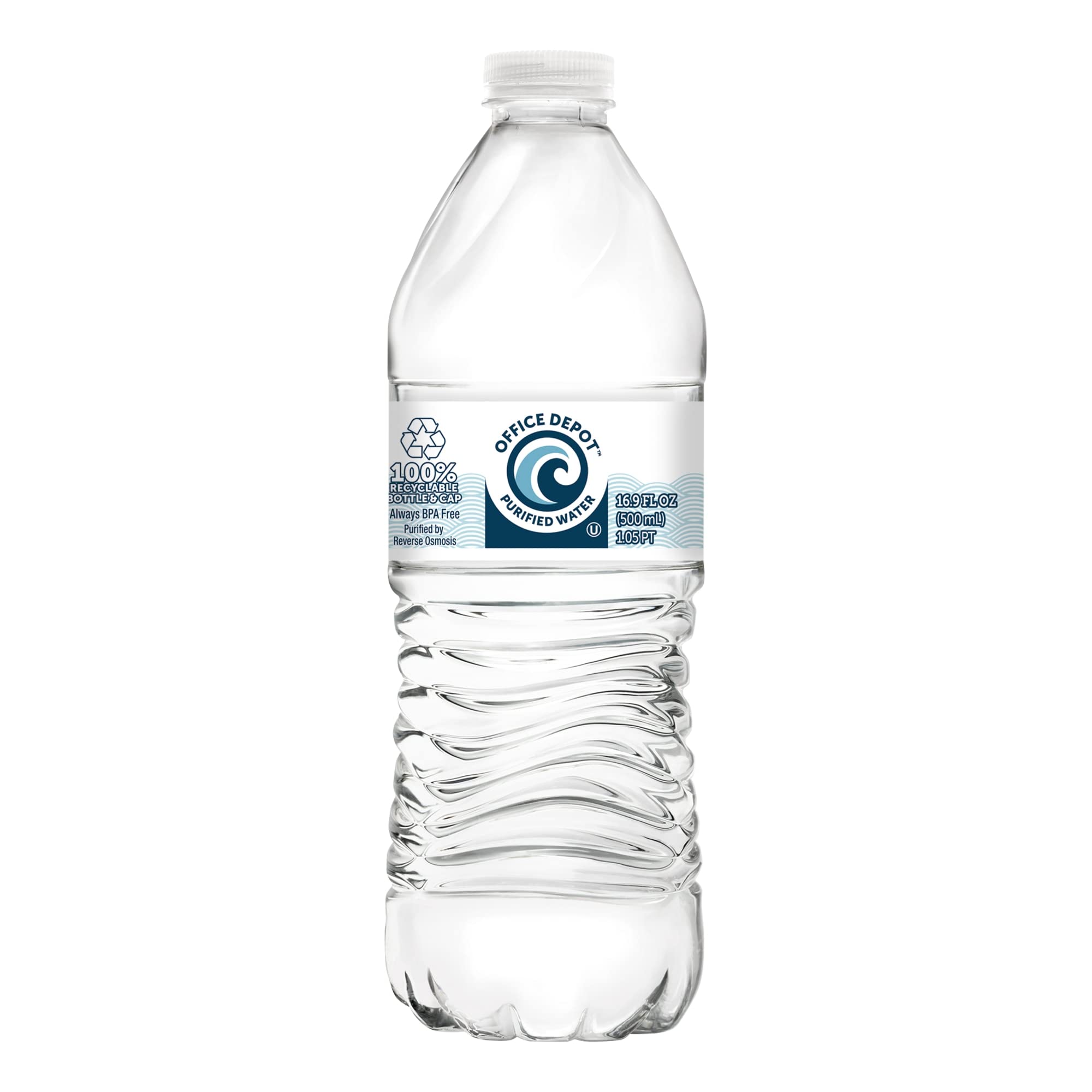 Office Depot® Brand Purified Water, 16.9 Oz, Case Of 24 Bottles