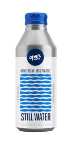 open water still bottled water with electrolytes in 16-oz aluminum bottles (2 cases, 24 bottles - still) | bpa-free and eco friendly