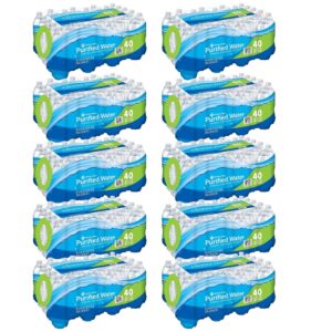 pack of 10 purified water 16.9 fl. oz, 40 pk. (total 400 bottles)