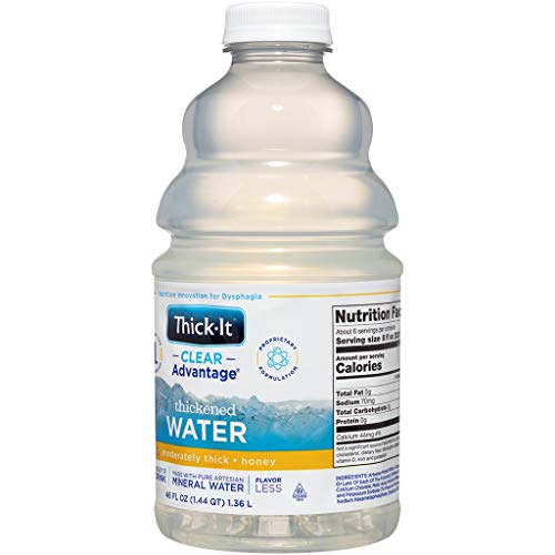 Thick-It AquaCareH2O Beverages Thickened Water - Honey Consistency, 46 oz Bottle