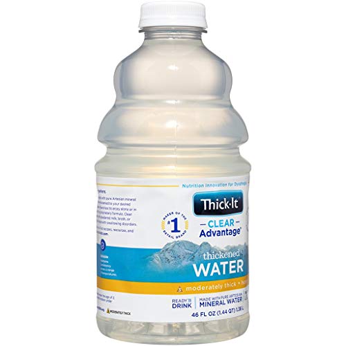 Thick-It AquaCareH2O Beverages Thickened Water - Honey Consistency, 46 oz Bottle