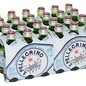 S.Pellegrino - Sparkling Natural Mineral Water - Case of 24 Glass Bottle of 250 ml/8.4 oz./ea