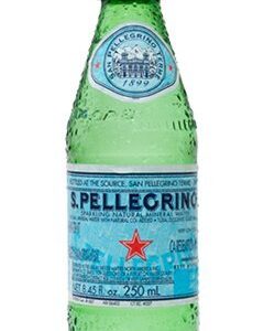 S.Pellegrino - Sparkling Natural Mineral Water - Case of 24 Glass Bottle of 250 ml/8.4 oz./ea