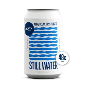 open water - still cans (4 cases - canned still water)