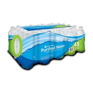 member's mark purified bottled water (pack of 45) 16.9 fl oz, 760.5 fluid ounce