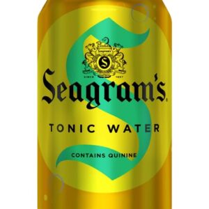 Seagram's Tonic Water, Contains Quinine, 12 oz Can (Pack of 18, Total of 216 Oz)