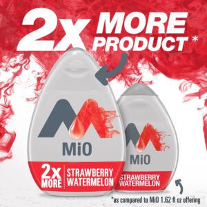 MiO Strawberry Watermelon Liquid Water Enhancer, 2X More, 3.24 Fl Oz Bottle, As Seen on TikTok