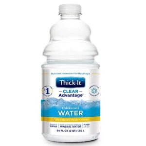 thick-it aquacareh2o thickened water 64 oz. bottle unflavored ready to use honey consistency, b452-a5044 - case of 4