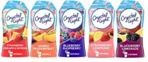 crystal light liquid water enhancer variety 5 each 1.62 fl oz bottles (5 assorted flavors)