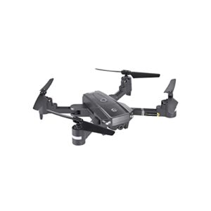 vti skyhawk compact drone with camera for adults, 1080p hd live video rc quadcopter for beginners with 3 speed modes, remote and app controlled, mini drone with auto hover, headless mode, brushless motor