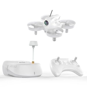 apex vr70 fpv drone kit, first-person view with goggles, brushed racing for beginners super-wide 120° fpv, low-latency 5.8g transmission, drop-resistant, suitable novice practice drones