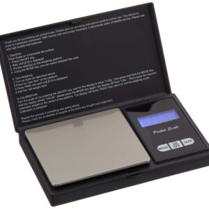 Digital Food Scales Precision 500g/0.01g, Small Pocket Ounces Grams, Portable Travel, Jewelry Scale (Battery Included)