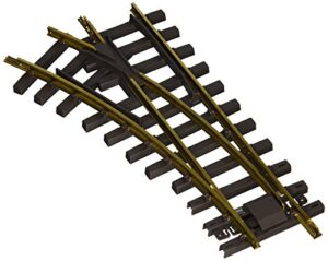 bachmann industries large "g" scale universal brass track with 30 degree 4' diameter turnout, left