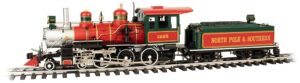 bachmann trains - 4-6-0 steam locomotive with metal gears - christmas - large g scale