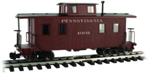 bachmann trains - center cupola caboose - pennsylvania #1002 - large g scale