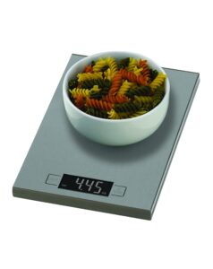 smartheart stainless steel digital food scale | precision measurements | unit conversions: g, ml, oz, lbs | weight capacity: 11 lbs/5000 g | easy food prep