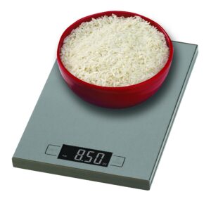 SmartHeart Stainless Steel Digital Food Scale | Precision Measurements | Unit conversions: g, ml, oz, lbs | Weight Capacity: 11 lbs/5000 g | Easy Food Prep