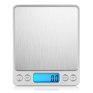 digital food kitchen scale i2000 0.01g/500g superior mini digital platform scale stainless steel hand scale