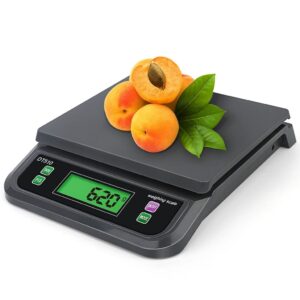 30kg/1g digital kitchen weighing scales lcd display electronic food scale 6 kinds units g, kg, lb, oz, it,ct with count peeling function for home cooking baking fruit multifunctional scales (color :