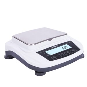 lachoi lab scale 2000g×0.01g precision scale 0.01g accuracy laboratory analytical balance digital scale jewelry gram pharmacy scale,lcd display(no test weight)