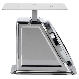 Tada 44 LBS Stainless Steel Mechanical Kitchen Scale Heavy Duty Portion-Control Food Scale Produce Scale with Stainless Steel Platform