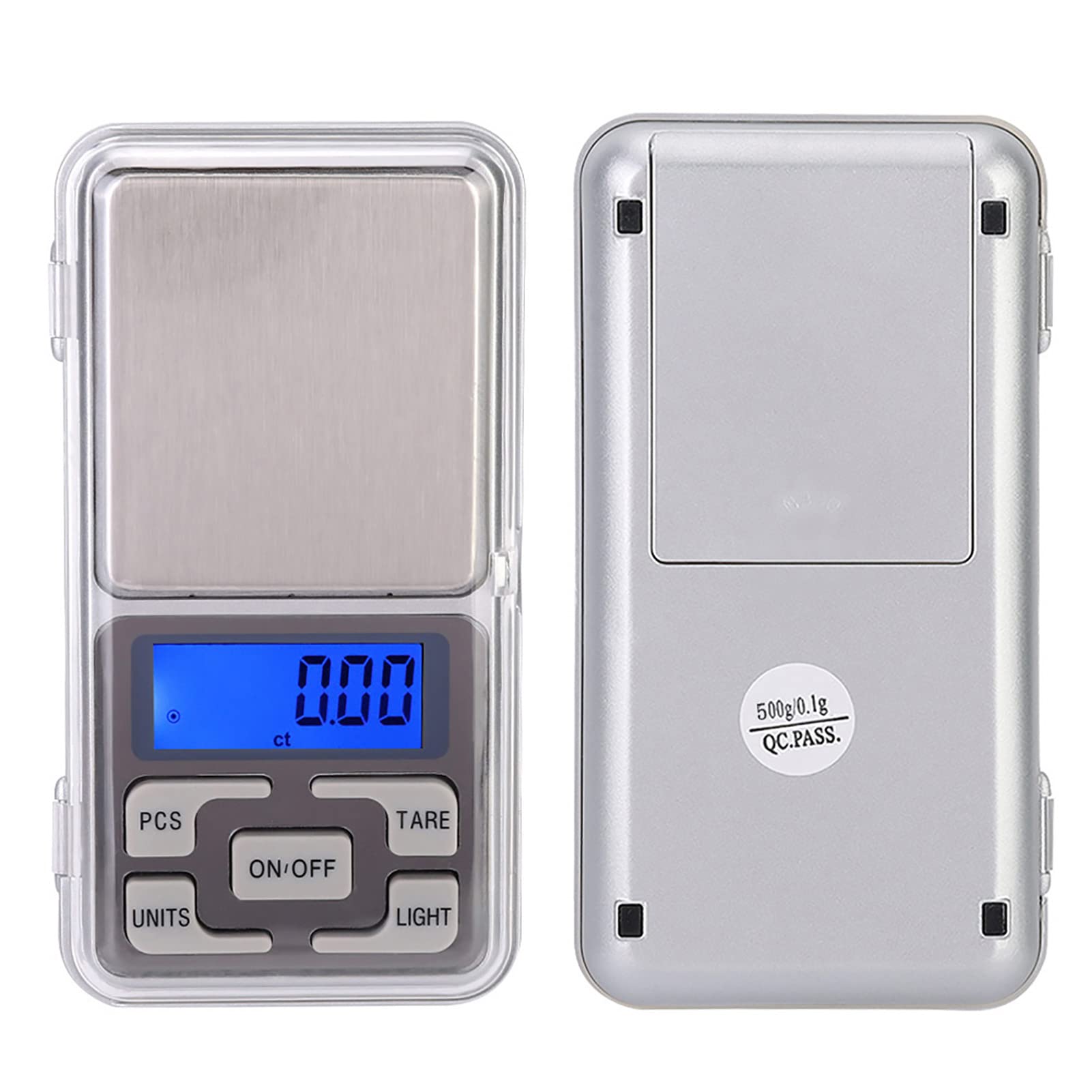 500g 0.1g Portable, Mini Pocket digital pocket scale Scale with Backlight High Accuracy Digital Electronic Food