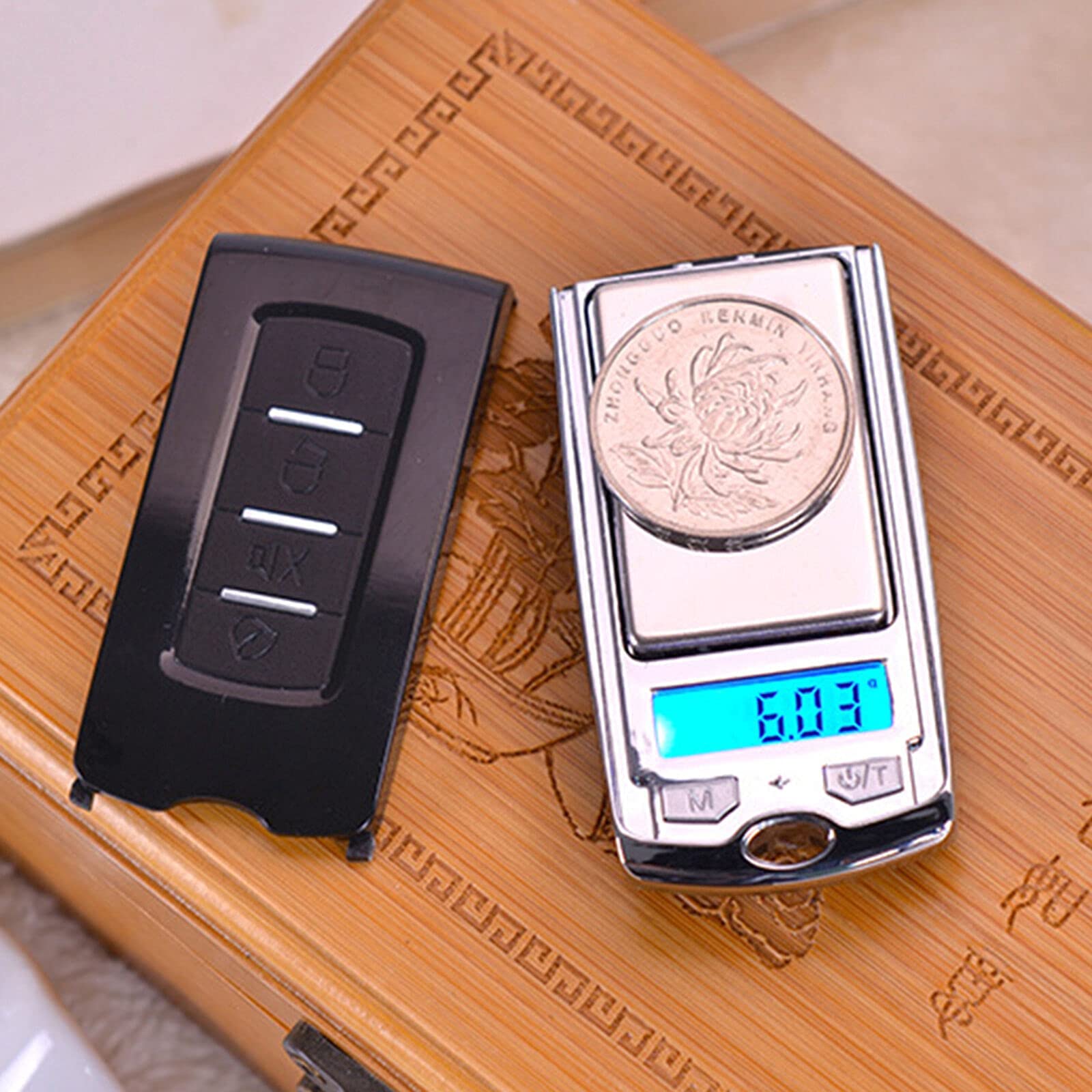 YOVECATHOU 0.01g-200g Mini Car Key LCD Digital Balance Weight Pocket Jewelry Diamond Scale Digital Grams Scale, Food Scale, Jewelry Scale, Kitchen Scale