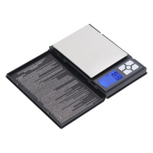 digital pocket gram scales 2000g / 0.1g micro mini high precision food herb scale jewelry scale weigh gram scale gram portable and oz,small food/jewelry scale black (batteries included)