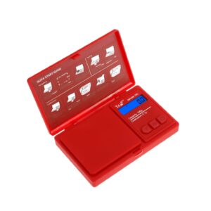 True 42 MX 700 Blood RED Pocket Scale Special Edition 700gx0.1g Gram Scale for Jewelry/Food/Medicine Paisley Design 700g 0.1g