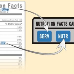 Eat Smart Digital Nutrition Food Scale with Professional Food and Nutrient Calculator