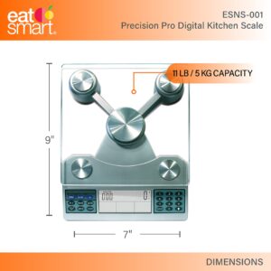 Eat Smart Digital Nutrition Food Scale with Professional Food and Nutrient Calculator