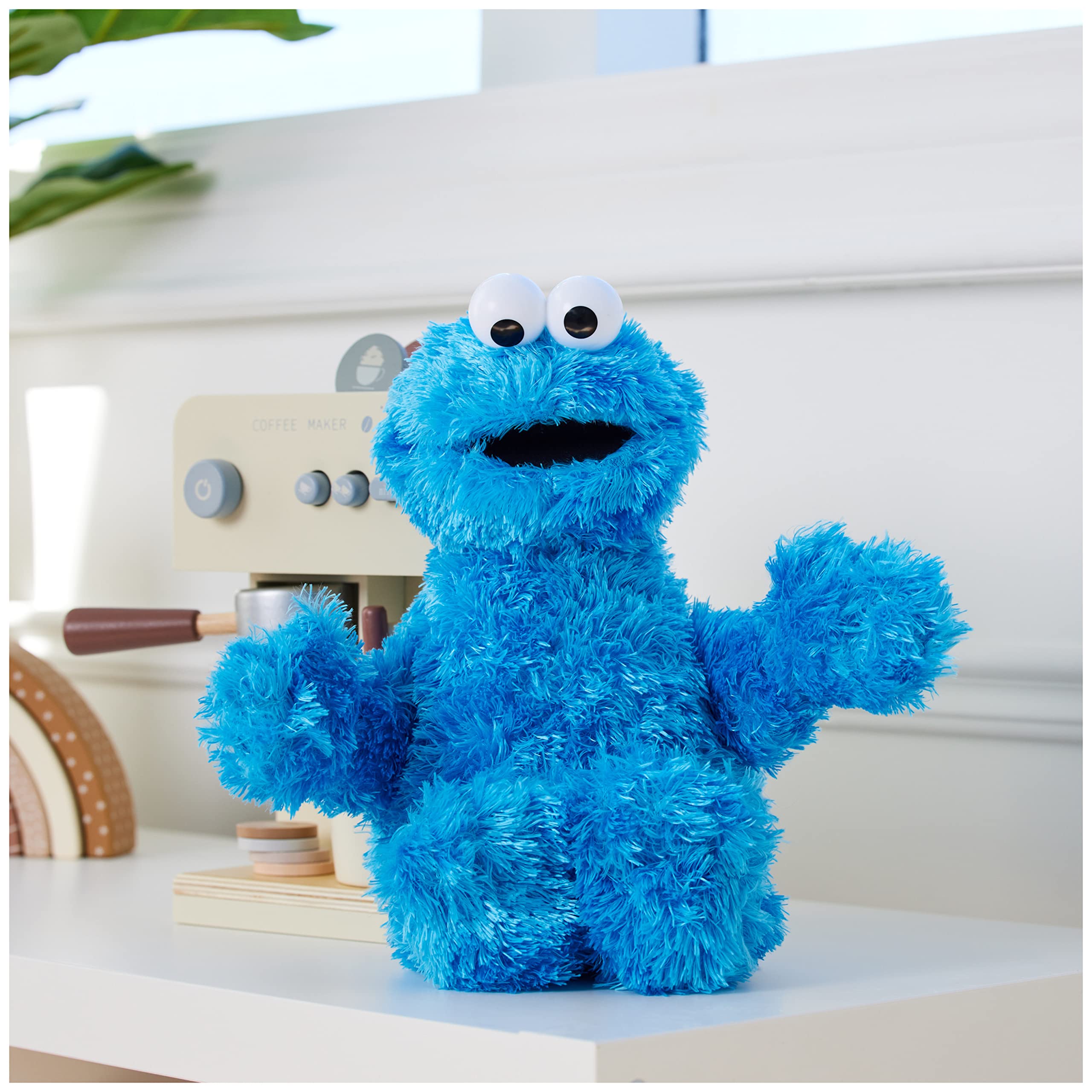 GUND Sesame Street Official Cookie Monster Muppet Plush, Premium Plush Toy for Ages 1 & Up, Blue, 12”