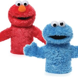 GUND Elmo and Cookie Monster Hand Puppet Set