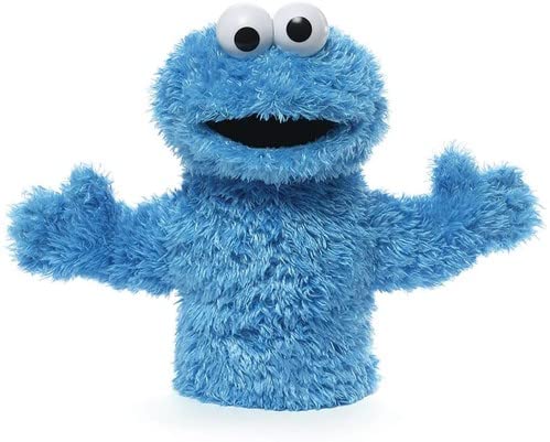 GUND Elmo and Cookie Monster Hand Puppet Set