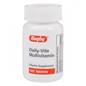 rugby daily-vite multivitamin vitamin supplement - 100 tablets