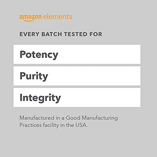 Amazon Elements Men’s One Daily Multivitamin, 62% Whole Food Cultured, Vegan, 65 Tablets, 2 month supply (Packaging may vary)