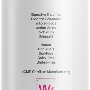 Codeage Women’s Daily Multivitamin, 25+ Vitamins & Minerals, Fermented, Organic Whole Foods, Probiotics Supplement - Vitamin A, Vitamin B, Vitamins C, D, E & K, Omega 3, Zinc – Vegan - 120 Capsules