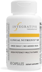 integrative therapeutics clinical nutrients hp - multivitamin with vitamin c, zinc, biotin & vitamin b12 - antioxidant support supplement for men and women* - dairy free - 60 capsules