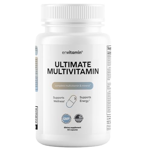 envitamin Ultimate Multivitamin Multimineral and Superfood with 42 Fruit and Vegetable Blend, 60 Count