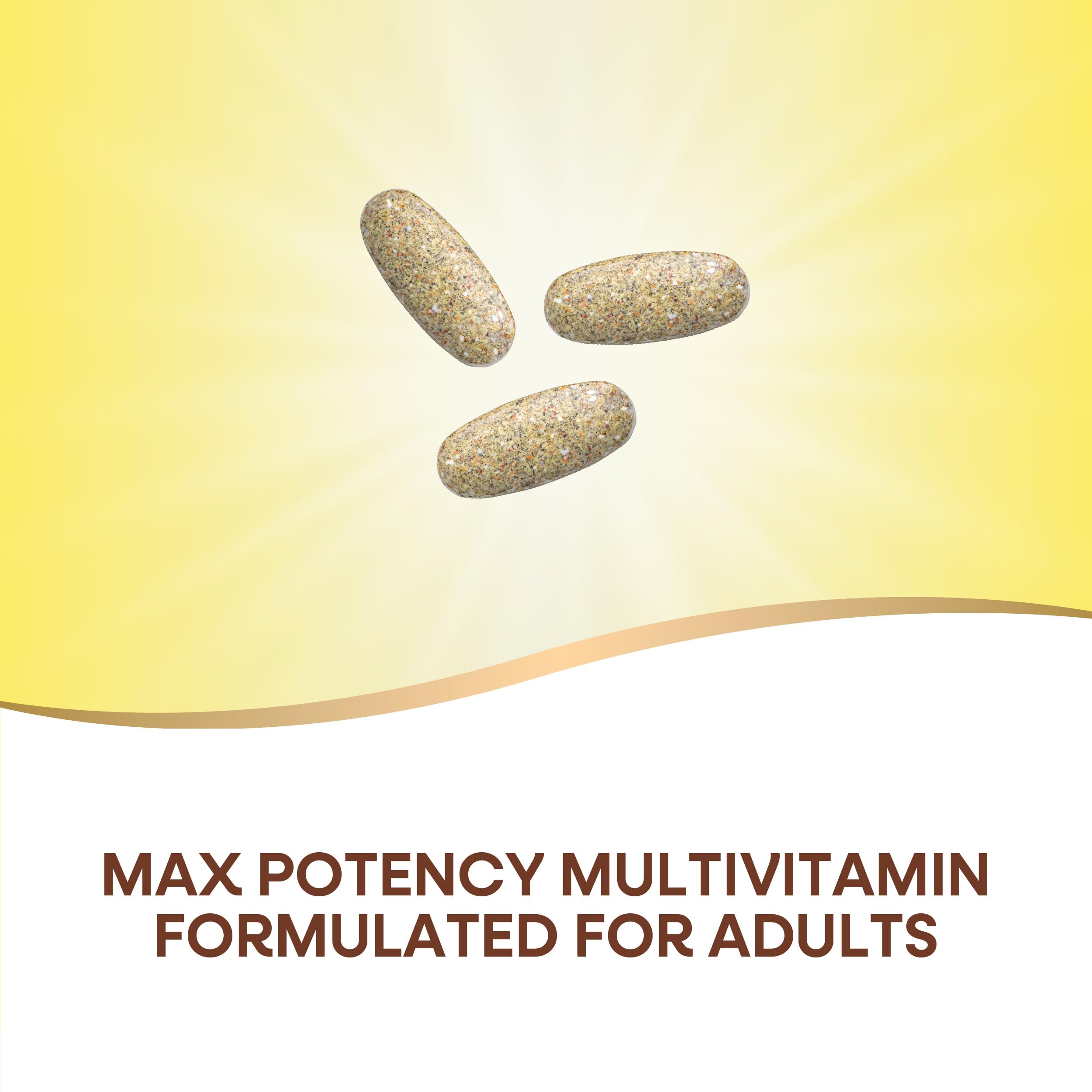 Nature's Way Alive! Max3 Potency Adult Complete Multivitamin, Ultra Potency B-vitamins to Support Energy Metabolism*, with Methylated B12 and Folate, 180 Tablets (Packaging May Vary)