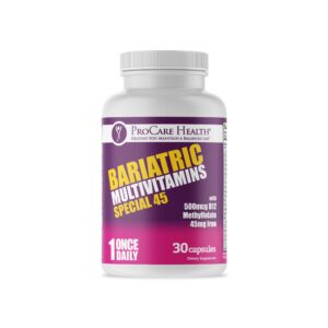 procare health | bariatric multivitamin | special 45 | capsule | 30 count | one a day | 1 month supply