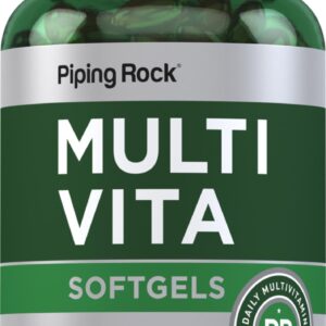 Piping Rock Multivitamin for Men and Women | 100 Softgels | Daily Vitamins and Minerals | with Vitamin D3 and Zinc | Non-GMO, Gluten Free Supplement