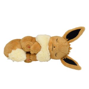 pokemon center original plush doll sleeping eevee 602-242064