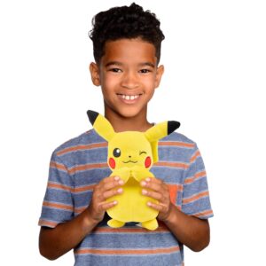 Pokemon 8" Eevee & Pikachu Plush, 2-Pack - Let's Go Starters - Officially Licensed - Quality Soft Collectible Stuffed Animal Toy - Great Gift for Kids, Boys, Girls