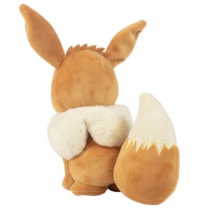 Pokemon 8" Eevee & Pikachu Plush, 2-Pack - Let's Go Starters - Officially Licensed - Quality Soft Collectible Stuffed Animal Toy - Great Gift for Kids, Boys, Girls