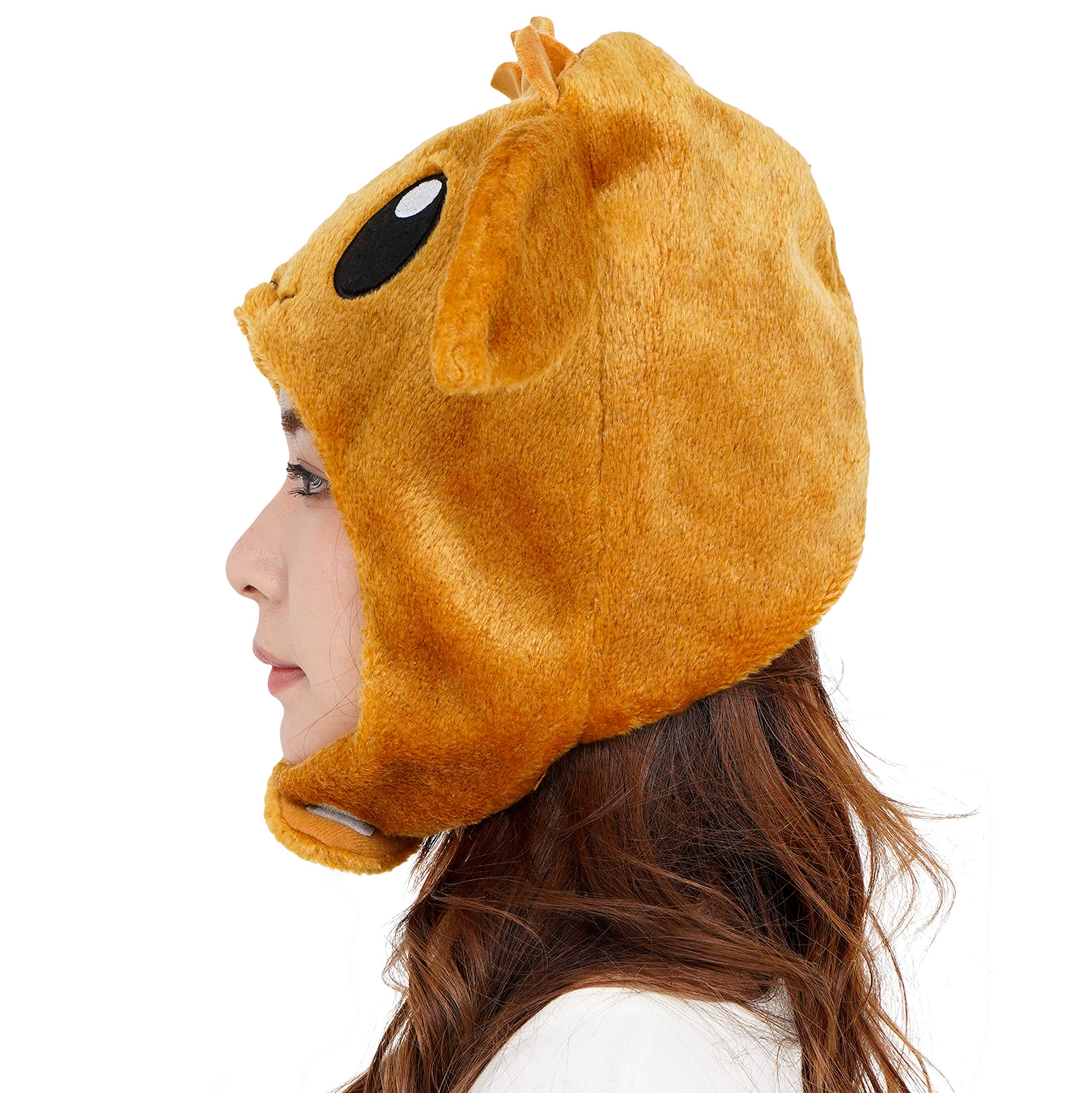 SAZAC Kigurumi Hat - Pokemon - Eevee - Cozy Costume Beanie Cap - Adult Size