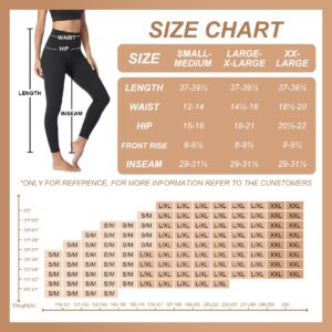 NexiEpoch High Waisted Leggings for Women - Black Tummy Control Compression Soft Yoga Pants for Workout Reg & Plus Size