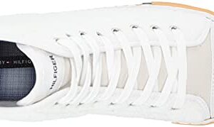 Tommy Hilfiger Women's Evee Sneaker, White, 8