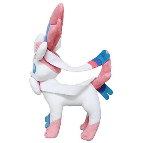 Pokemon SAN-EI PP224 All Star Collection, Nymphia (M) Plush Toy, Height 13.4 inches (34 cm)