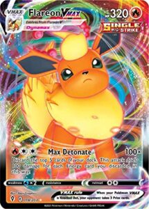 flareon vmax - 018/203 - ultra rare - sword & shield - evolving skies